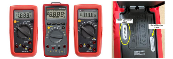 [소비자경보] Fluke Amprobe 디지털 멀티미터, 부적합한 등급의 퓨즈 설치돼 부상 위험 가능성